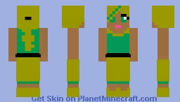 golden girl Minecraft Skin