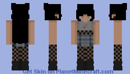 fishnet queen Minecraft Skin