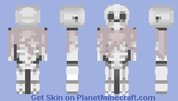 skeleton (costume?) Minecraft Skin