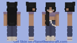 going back with this hair Minecraft Skin