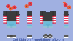 Pink Flower - Outfit Base Minecraft Skin