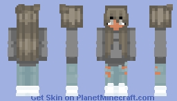 gray Minecraft Skin