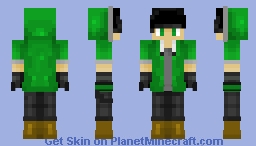 Green Hoodie Minecraft Skin