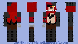 Withered Foxy (Custom) Minecraft Skin