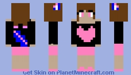 cute werewolf girl Minecraft Skin