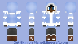 Black Waterbender Minecraft Skin