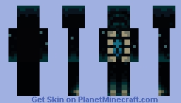 Warden Based Minecraft Skin