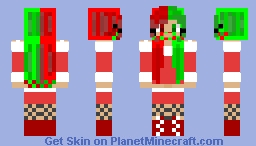 2020 Christmas month Minecraft Skin