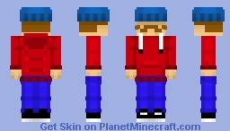 hat man v3 Minecraft Skin