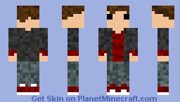 8-bit gamer Minecraft Skin