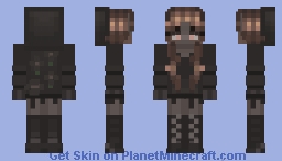 Dark skin girl Minecraft Skin