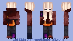 Nether Sweater Girl Minecraft Skin