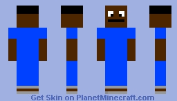 black guy Minecraft Skin
