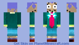 Stu Pickles (Rugrats) Minecraft Skin