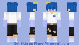 𝓑𝓵𝓾𝓮𝓫𝓮𝓻𝓻𝔂 𝓟𝓻𝓲𝓷𝓬𝓮 || 𝓜𝓪𝓽𝓬𝓱𝓲 Minecraft Skin