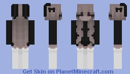 bunny ears girl Minecraft Skin