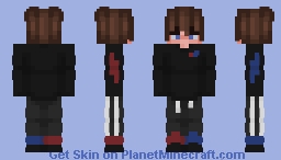 Red And Blue Eboy Minecraft Skin