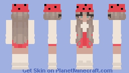 Strawberry Girl Minecraft Skin