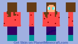 Red sweater Minecraft Skin