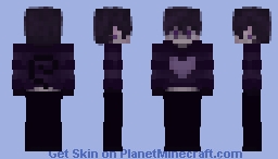 cute goth (ish) boy Minecraft Skin