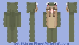 Frog girl Minecraft Skin