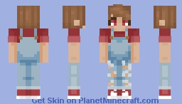 Overalls Base (White) Minecraft Skin