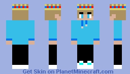 blue prince skin! Minecraft Skin