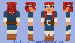 MC Dungeons Valorie Minecraft Skin