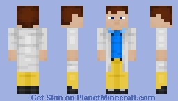 Person in lab coat Minecraft Skin