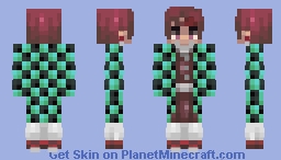 Tanjiro Kamado - Kimetsu No Yaiba Minecraft Skin