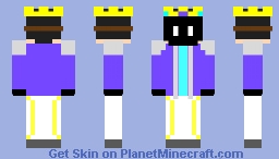 masked crown man Minecraft Skin
