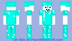 Full diamond armor kid Minecraft Skin