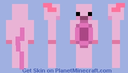 Pink Axolotl! Minecraft Skin
