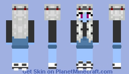 Non-binary goat person Minecraft Skin