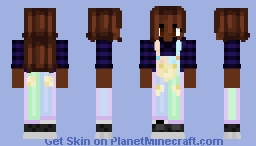 Color Block Overalls Minecraft Skin