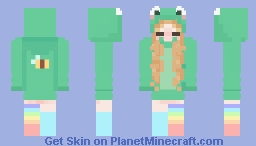 frog hoodie Minecraft Skin