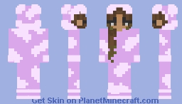 Valkyrae Purple Cloud Onesie Minecraft Skin
