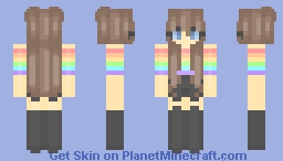 ~Pride month day 1~ ~Pride flag~ Minecraft Skin