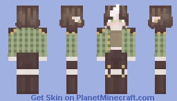 girl in jacket Minecraft Skin