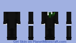 Green tie tux Minecraft Skin