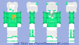 Flower Boy With Nethergames Logo Minecraft Skin