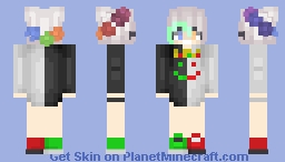 Weeby in Ranboo hoodie Minecraft Skin