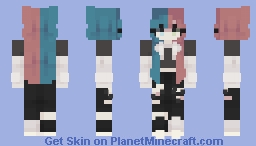 x - remake Minecraft Skin