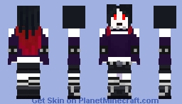 Goth Girl Minecraft Skin