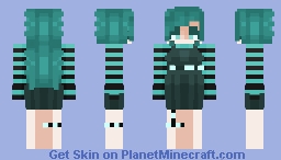 turquoise heaven Minecraft Skin