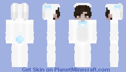 White Bunny Onesie Minecraft Skin