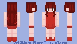 FNF Girlfriend Minecraft Skin