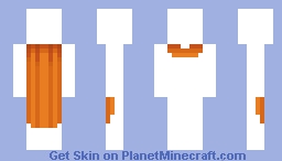 Orange Cape Minecraft Skin