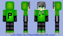 Green PETE Minecraft Skin