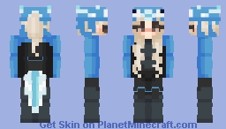 Sylvee Aqua Axolotls MCC skin Minecraft Skin